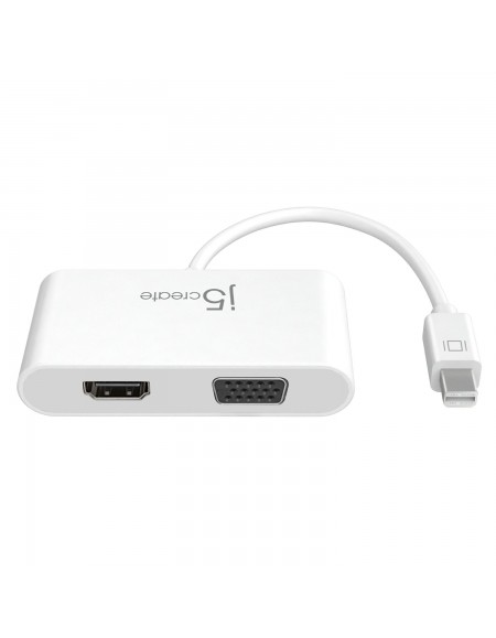 J5 Create Mini DisplayPort to HDMI / VGA (2-in-1) Video Adapter